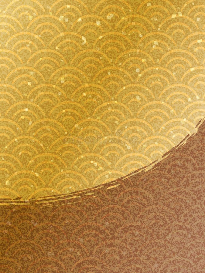 Brown Japanese Pattern Background Image Stock Vector - Illustration of ...