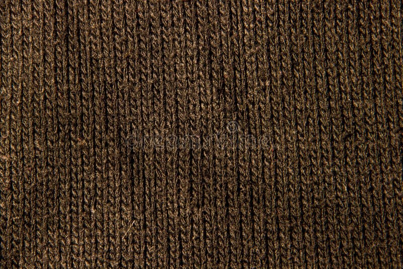 Brown Knitted Sweater Close-up Stock Image - Image of sheep, fabric ...