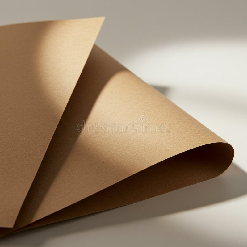 Folded Brown Kraft Paper Texture Stock Illustrations – 1,387 Folded ...