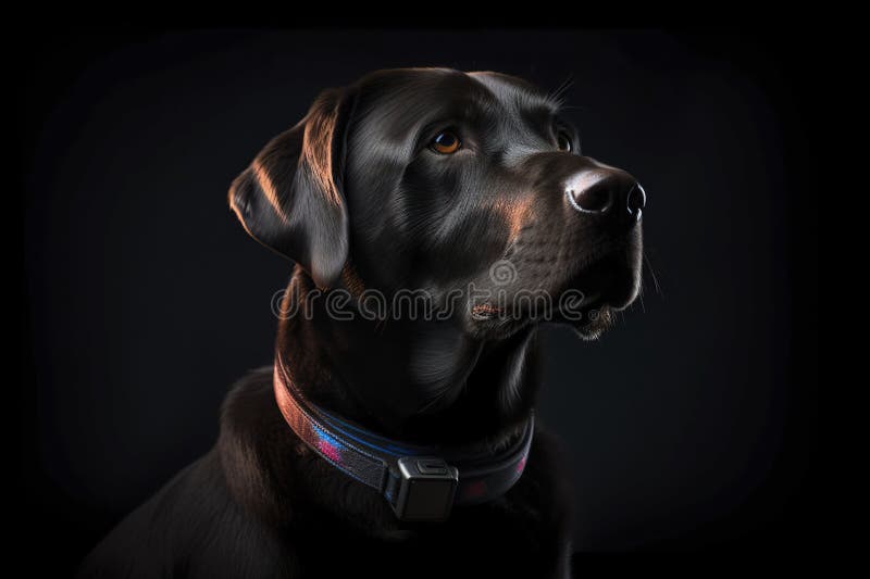 A Brown Labrador Retriever. Generative AI Stock Illustration ...