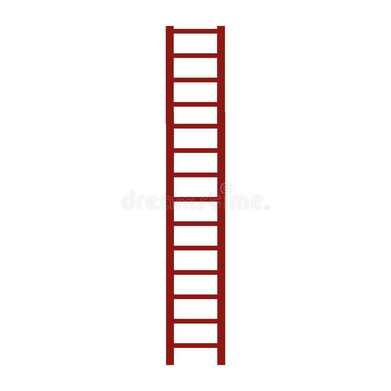 Brown ladder icon stock illustration. Illustration of progress - 73570940