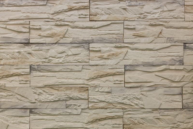 Wall Cladding with Decorative Large Brown Tiles. Texture, Background ...