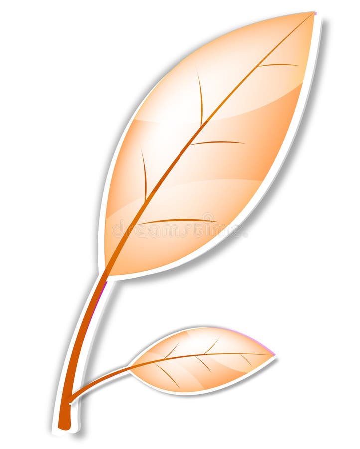 Brown Leaf Background stock illustration. Illustration of fall - 29107729