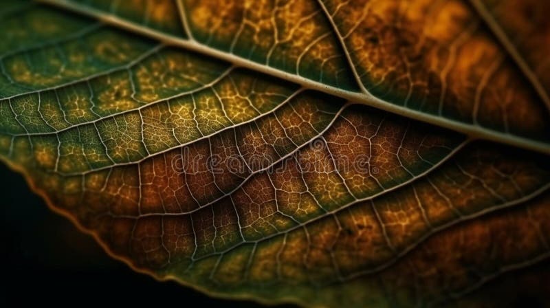 Brown Leaf Close Up Background for Graphic Design or PowerPoint ...