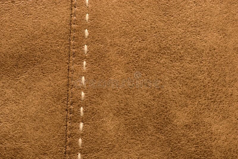 Smooth Seamless Texture Suede . Brown Color. Genuine Leather Stock ...