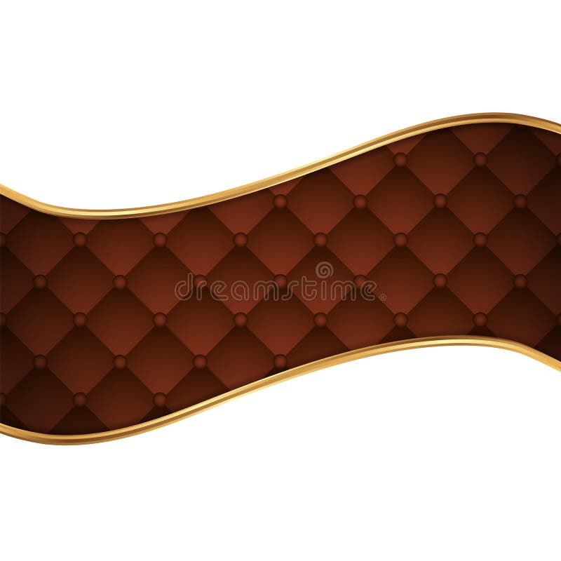 Brown leather background stock vector. Illustration of modern - 48769630