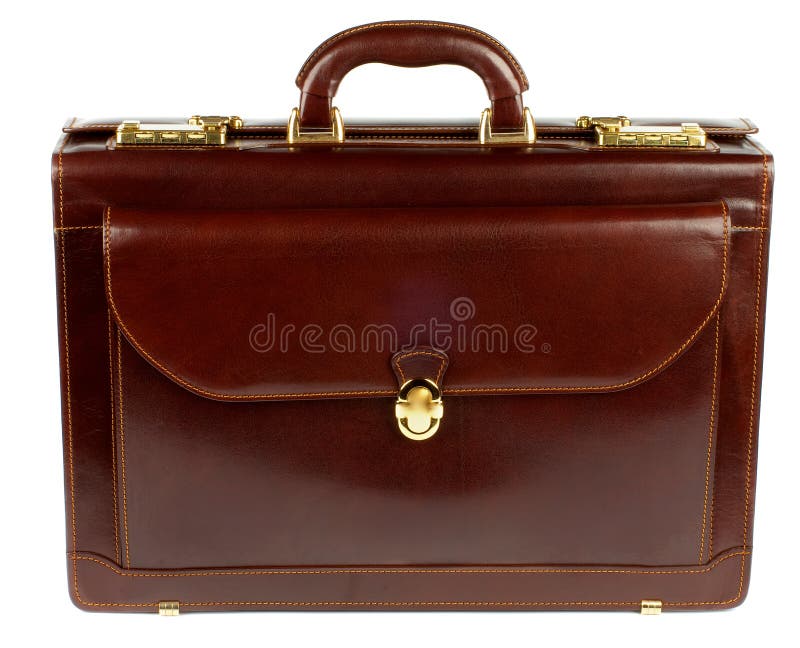 Brown Briefcase stock image. Image of brown, briefcase - 33312327