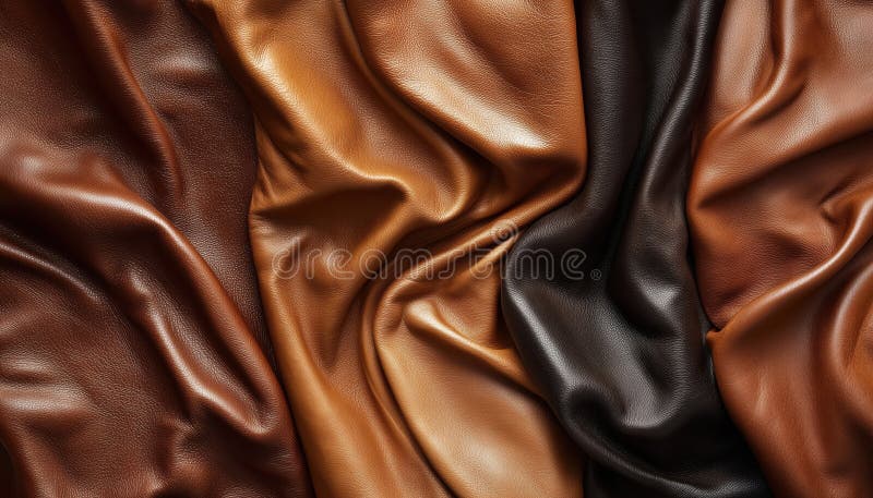 Brown Leather Cloth Texture Collage for Backgrounds Stock Photo - Image ...