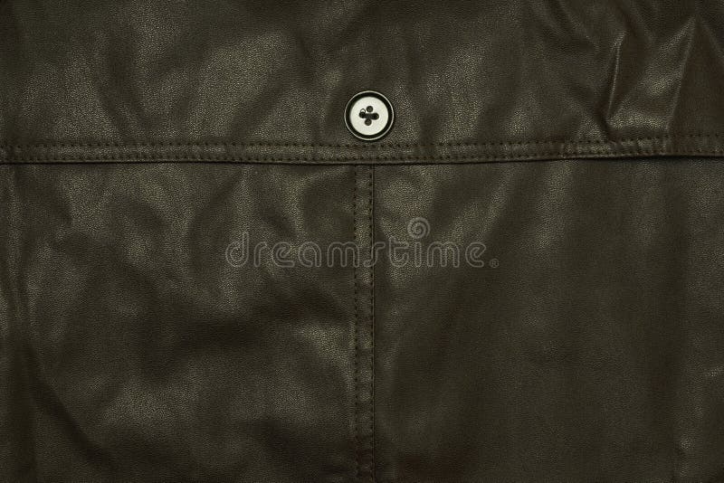 Brown Leather Jacket and Seam Pattern Stock Photo - Image of garment ...