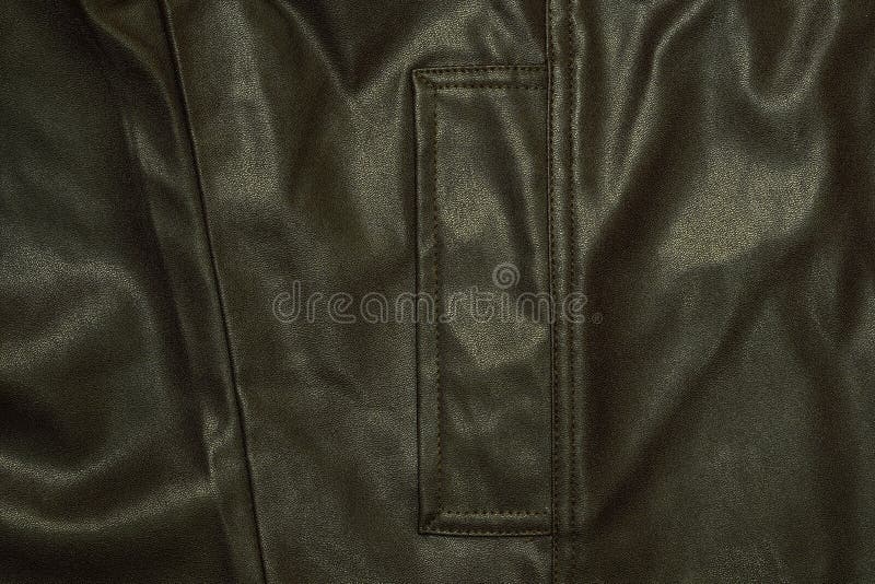 Brown Leather Jacket and Seam Pattern Stock Image - Image of design ...