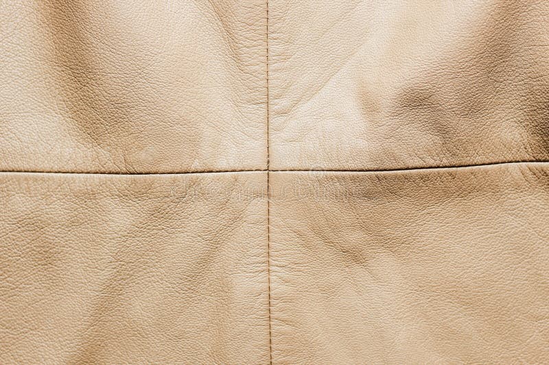 Brown Leather Jacket Texture, Genuine Soft Leather. Stock Image - Image ...