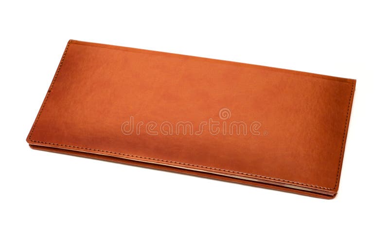 Brown Memo Paper With Autumn Leaves On White Background Stock Image ...