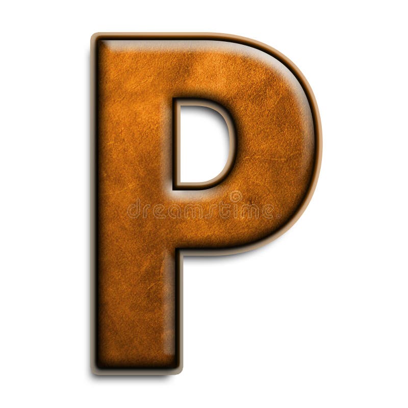 Isolated Letter P In Tribal Blue Stock Illustration - Illustration of ...