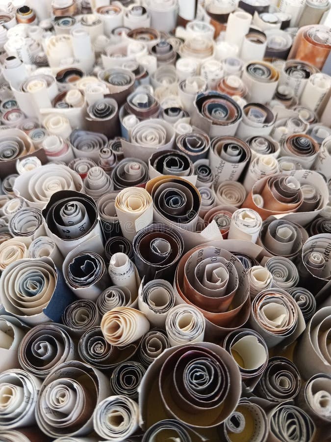 Magazine paper rolls stock image. Image of abstract - 304463223