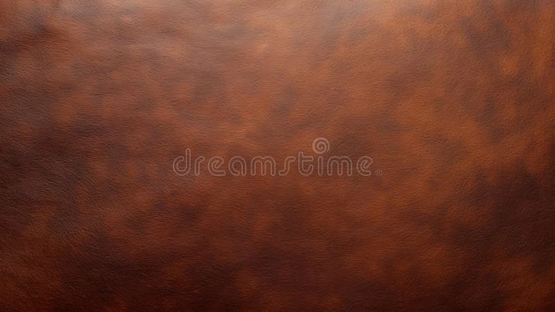 Brown Leather Texture Background, Close-Up Grainy Cowhide Pattern with ...