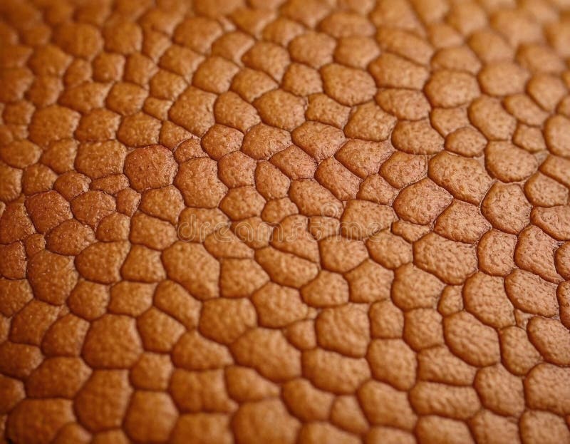 Brown Leather Texture Close-up Stock Illustration - Illustration of ...