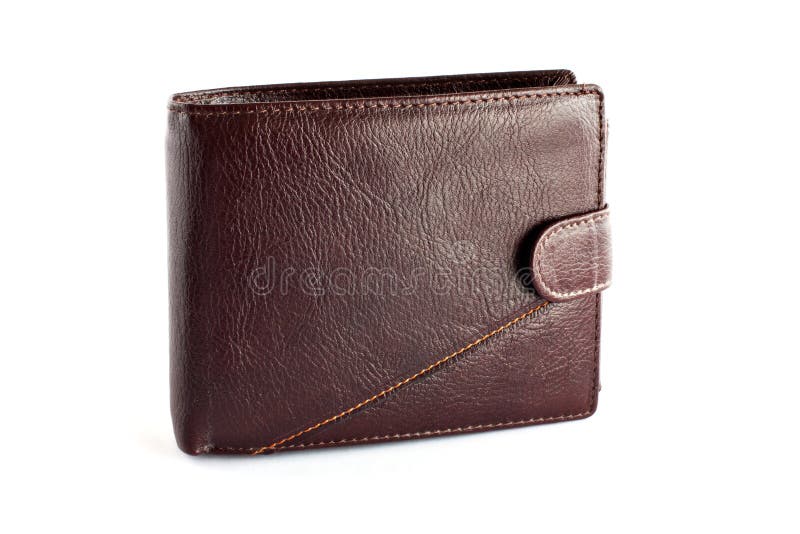 Brown Leather Wallet with Money 2 Stock Photo - Image of wealth ...