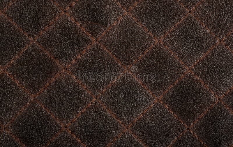 Gewelltes braunes Leder stockbild. Bild von leder, braunes - 37892957