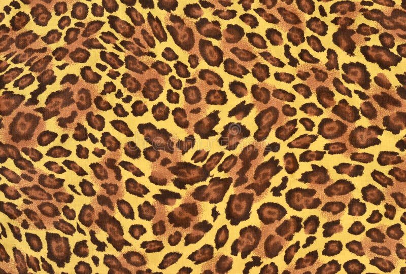 Brown leopard fur pattern. stock illustration. Illustration of modern ...