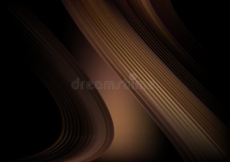 Brown Line Artistic Background Vector Illustration Design Stock Vector ...