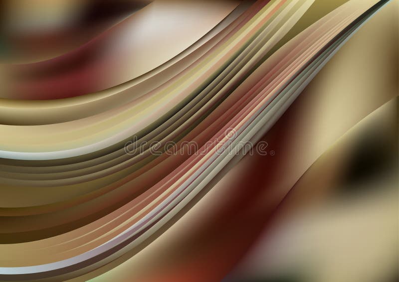 Brown Line Creative Background Vector Illustration Design Stock Vector ...