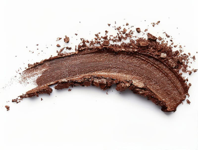 Brown Liquid Close-Up on White Background Stock Image - Image of stain ...