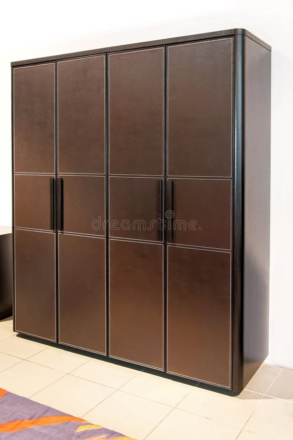 Brown locker stock photo. Image of interior, closet, bedroom - 8168466