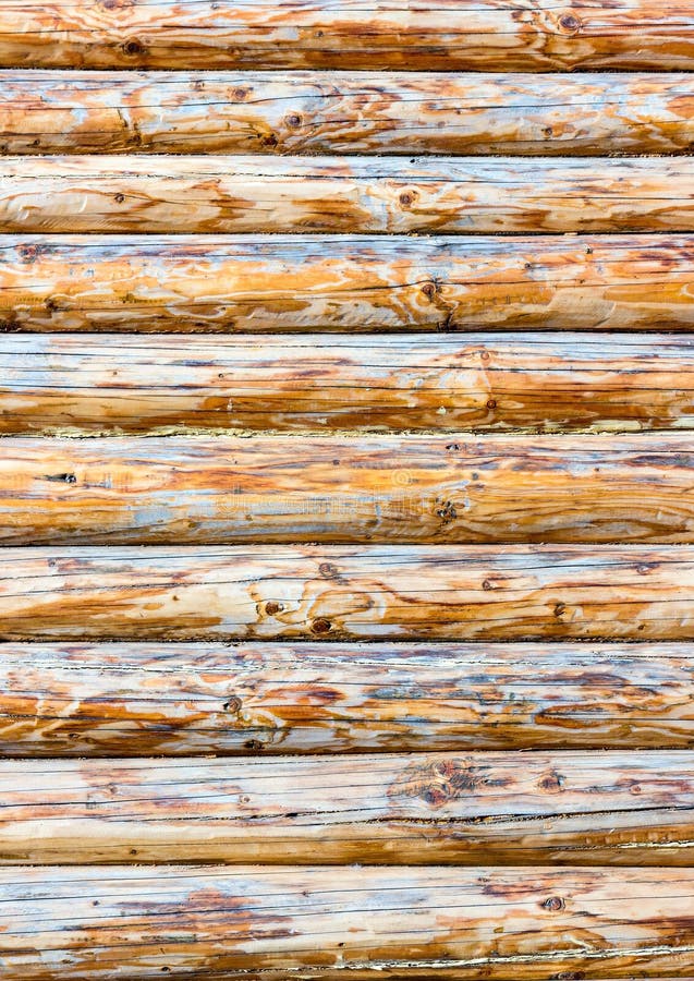 Brown log wood stock photo. Image of surface, exterior - 33296618