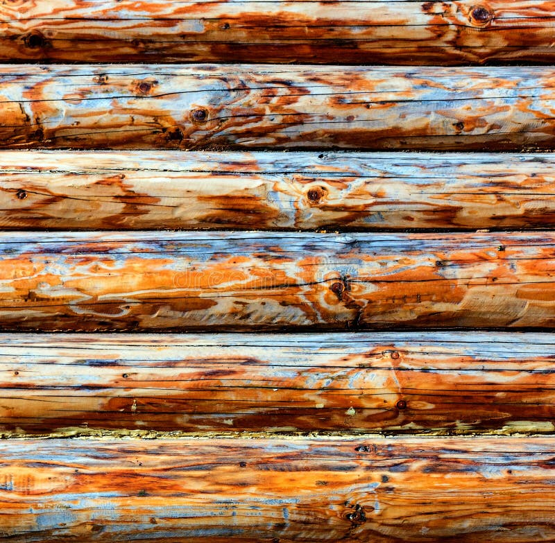 Brown log wood stock photo. Image of pattern, floor, element - 54816916