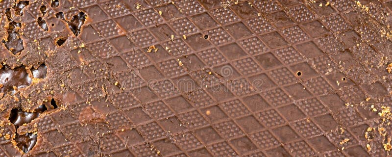 Brown Milk Chocolate with Interesting Texture. Background Stock ...