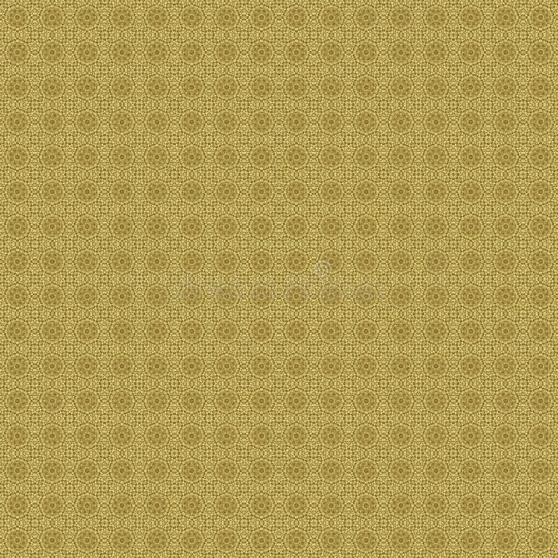 Brown Mirror Mandala Pattern Beige. Vintage Texture.brown Mirror ...