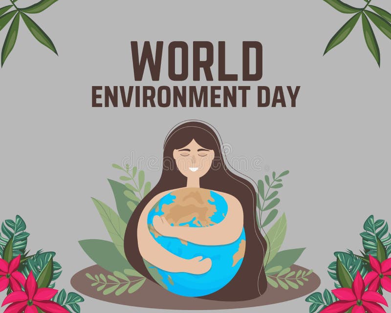 Brown Modern World Environment Day (Photo Collage Stock Illustration ...