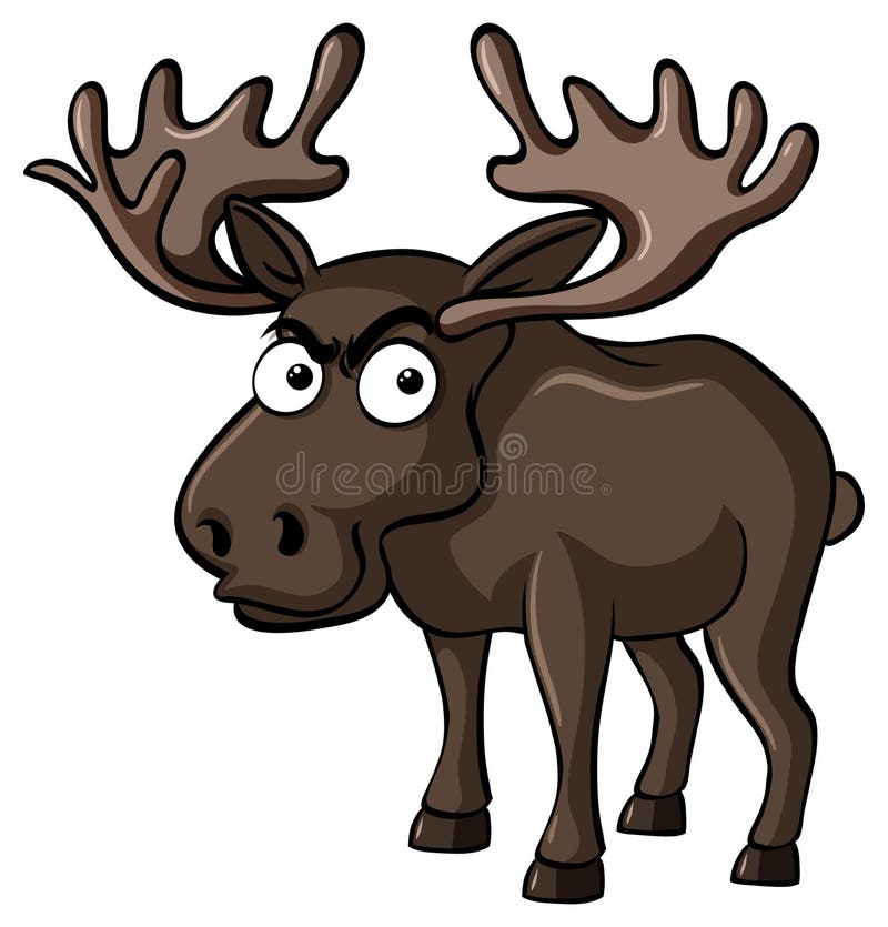 Angry Moose Stock Illustrations – 149 Angry Moose Stock Illustrations ...