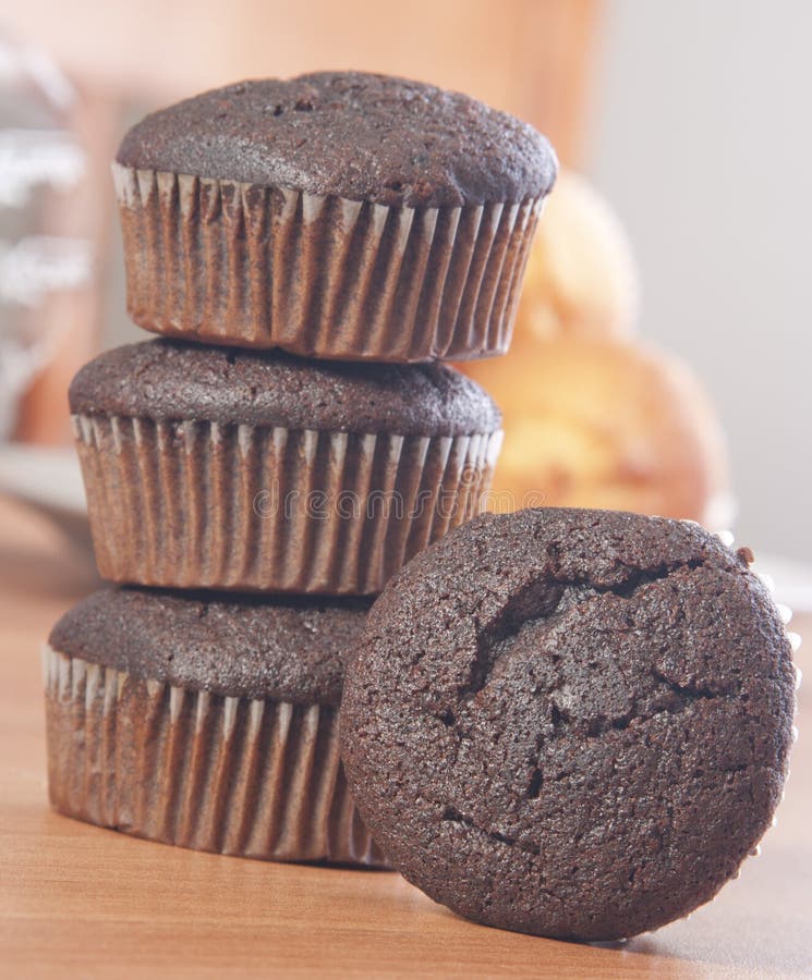 Brown muffins stock image. Image of muffins, breakfast - 16629967