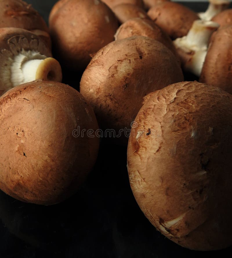 Brown Mushrooms Ready To Be Cooked Stock Image - Image of food, cuisine ...
