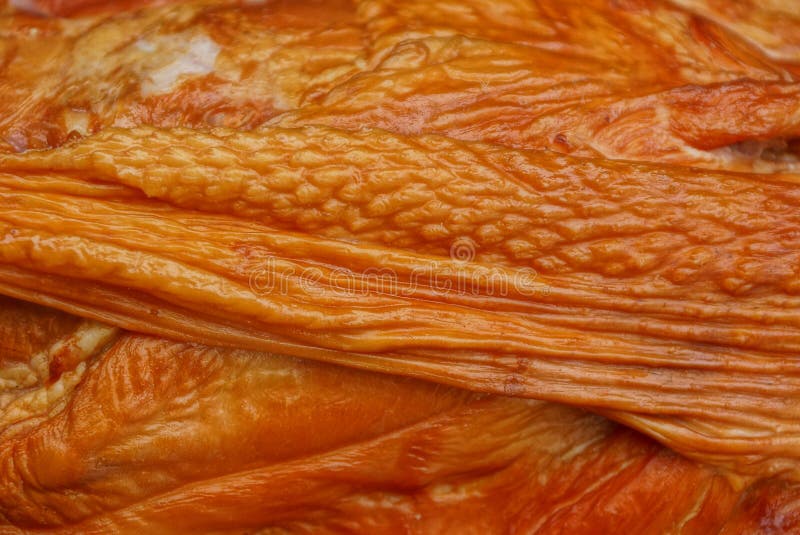 Brown Natural Texture from a Large Piece of Smoked Chicken Meat Stock ...