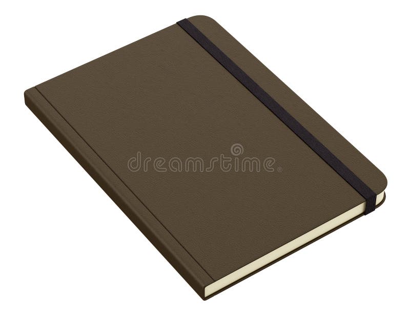 Brown Notebook Paper Background Stock Illustration - Illustration of ...