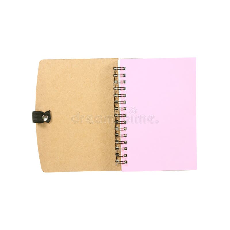 Colorful Notebook Isolated at White Background Stock Image - Image of ...