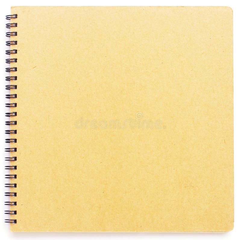 Brown notebook stock photo. Image of sheet, education - 62668770