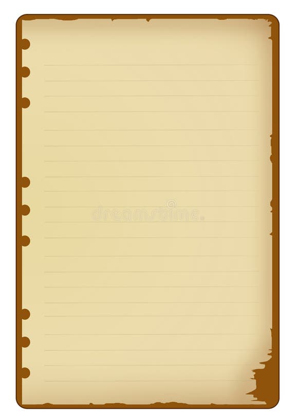 Brown notepad Background stock illustration. Illustration of note ...