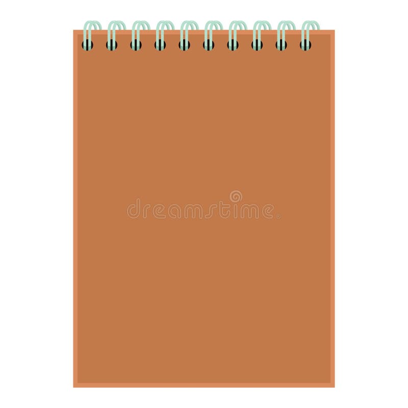 Brown notepad Background stock illustration. Illustration of colorful ...