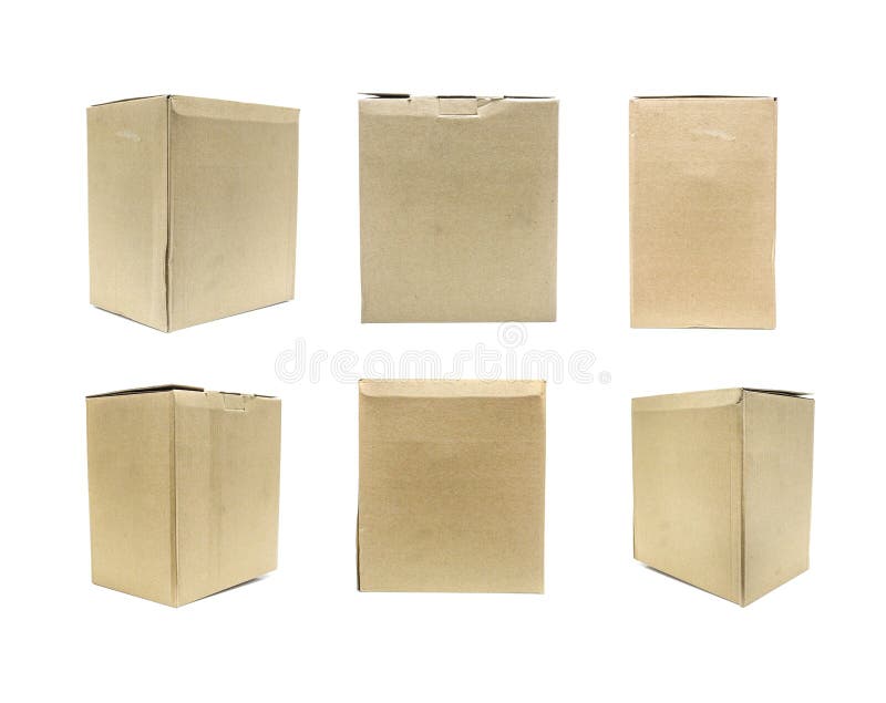 Brown Old Packaging Cardboard Stock Photo - Image of packet, tetrapak ...
