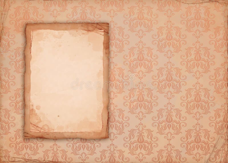 Brown Old Paper Picture. Image: 13765866