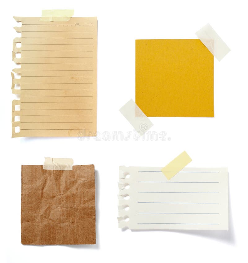 Brown Old Paper Note Background Stock Image - Image of empty, group ...