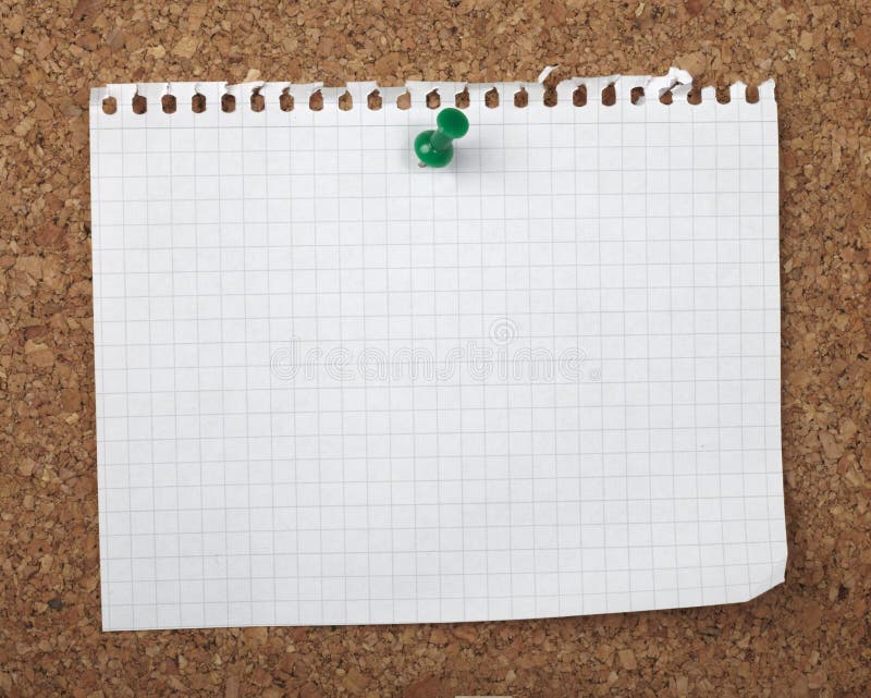 Brown Old Paper Note Background Cork Board Stock Photo - Image of ...