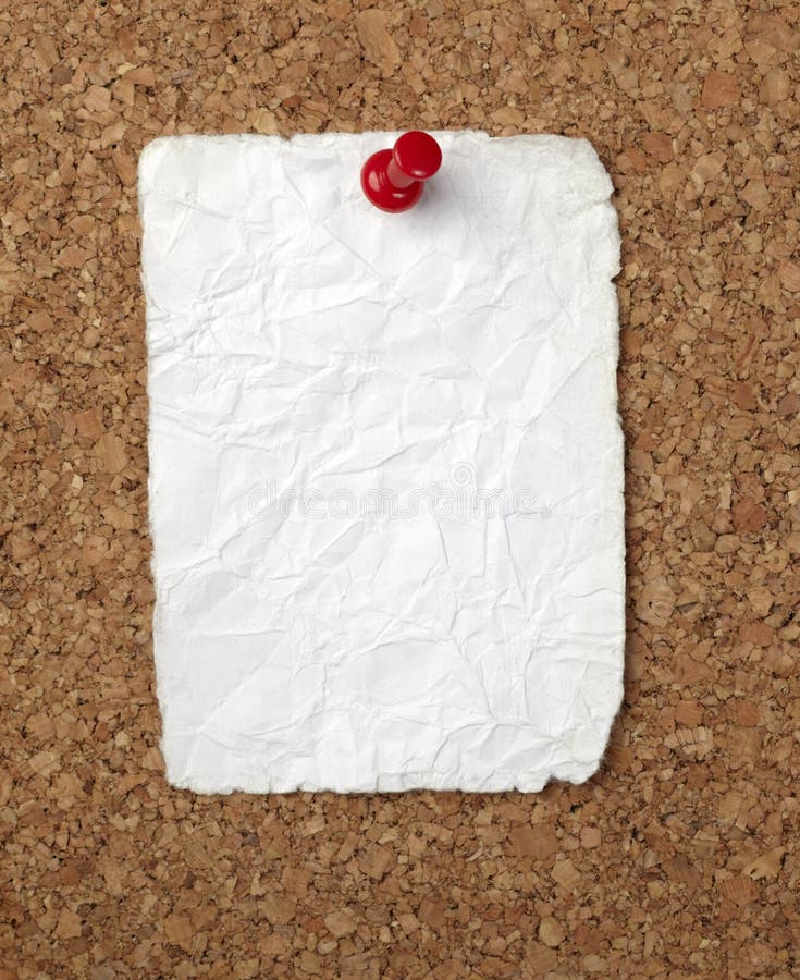 Brown Old Paper Note Background Cork Board Stock Image - Image of board ...