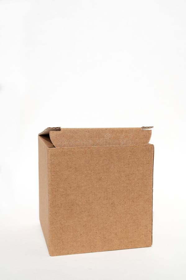 Mockup of a Tag on a Brown Craft Box with a Ribbon. Space for Text ...