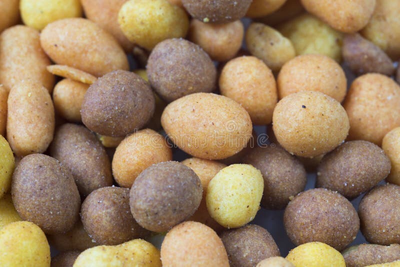 Brown Orange Beer Snack, Nuts In A Crispy Shell-1 Stock Image - Image ...