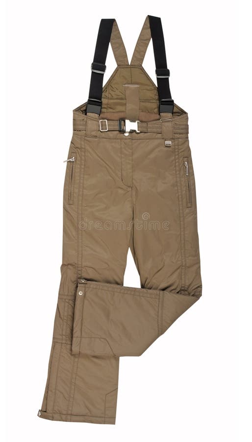 Brown overalls stock photo. Image of fashion, nice, isolated - 30386688
