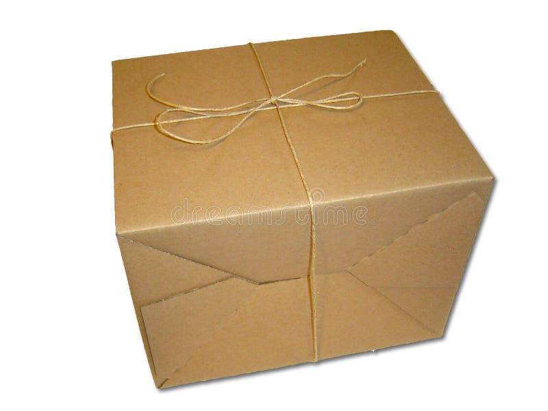 Brown Package stock photo. Image of package, wrap, cord - 305392
